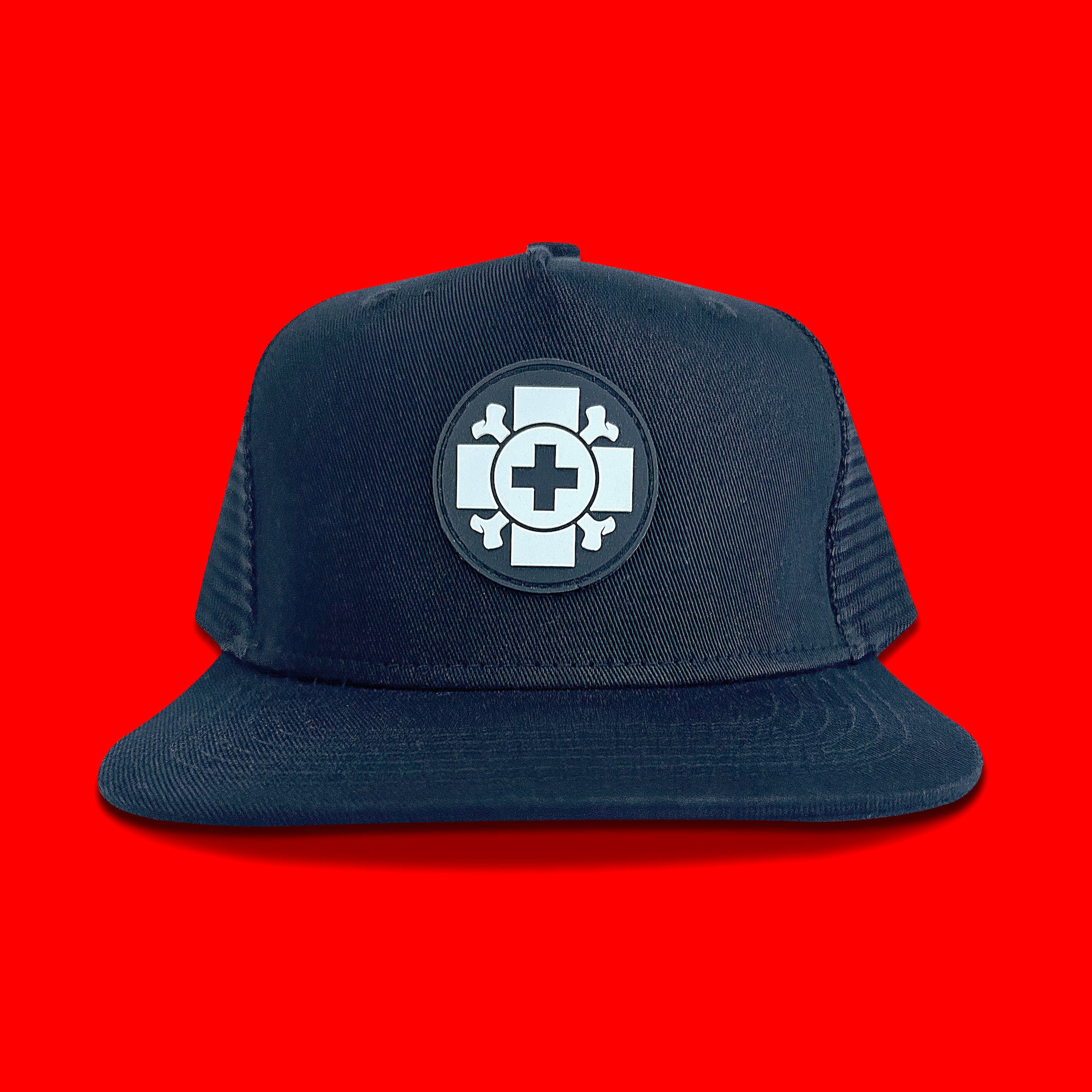 Old Bones | Icon Logo Patch Hat (Black) – Old Bones Therapy
