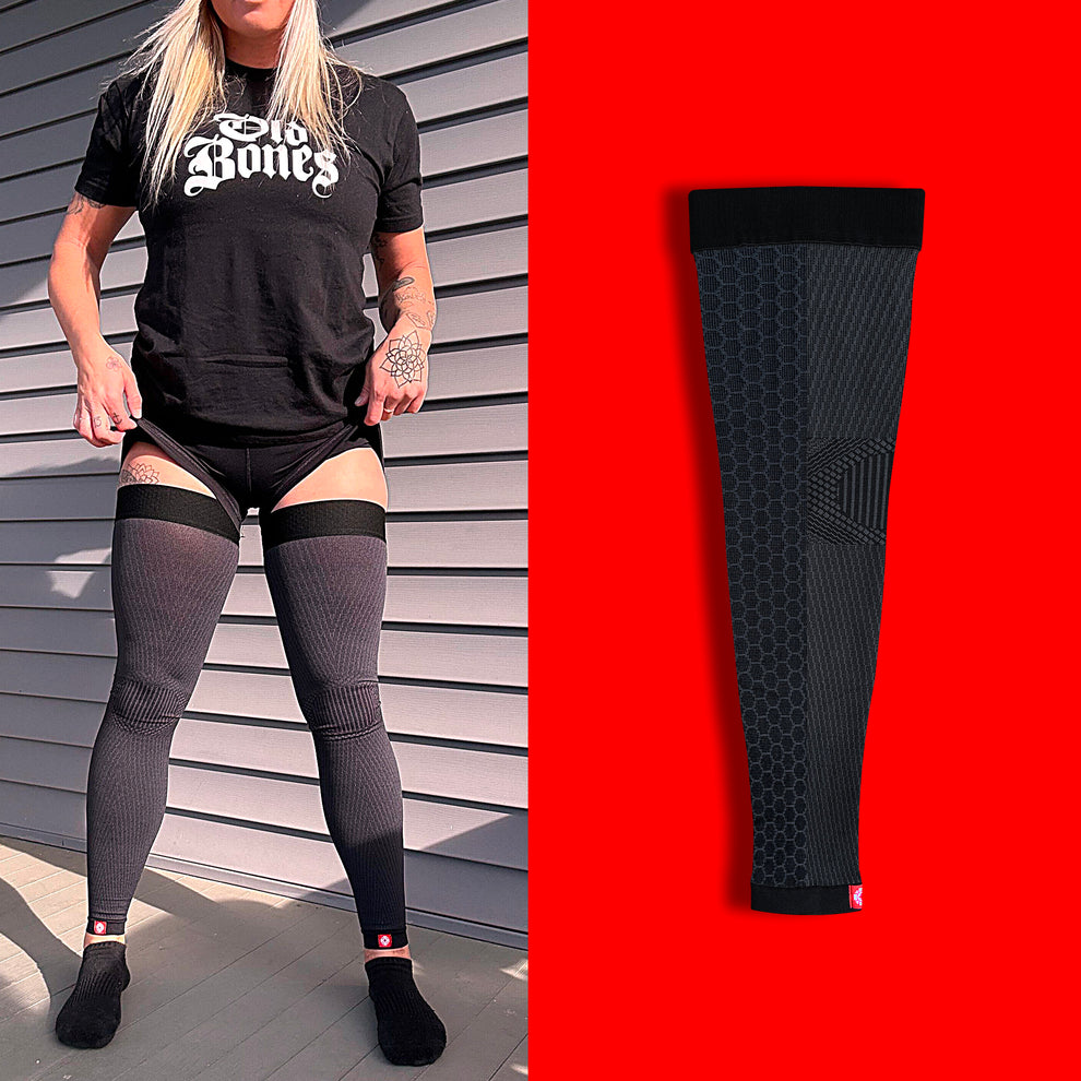 Leg Compression Sleeves | Old Bones Therapy
