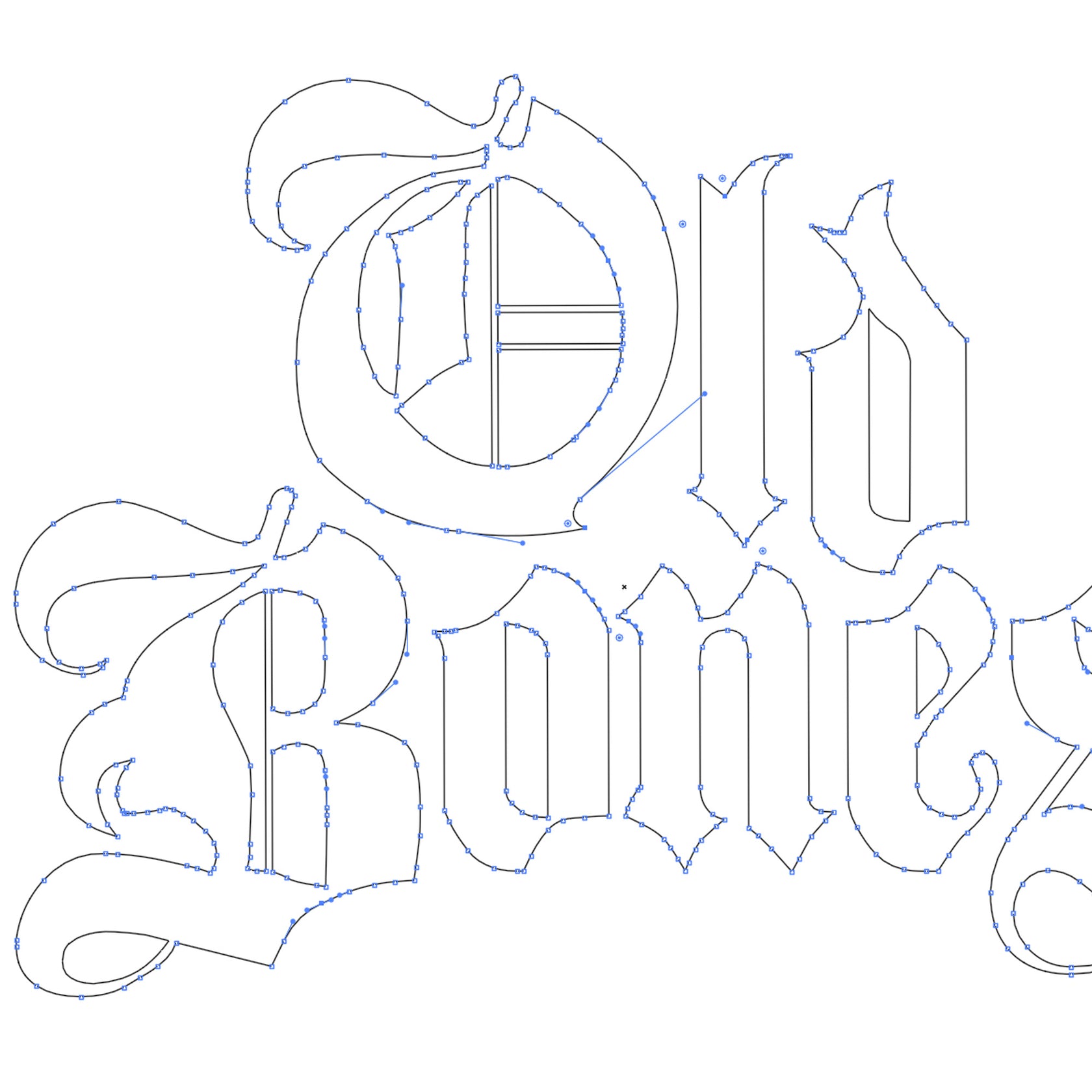 Old Bones Old English T-Shirt – Old Bones Therapy
