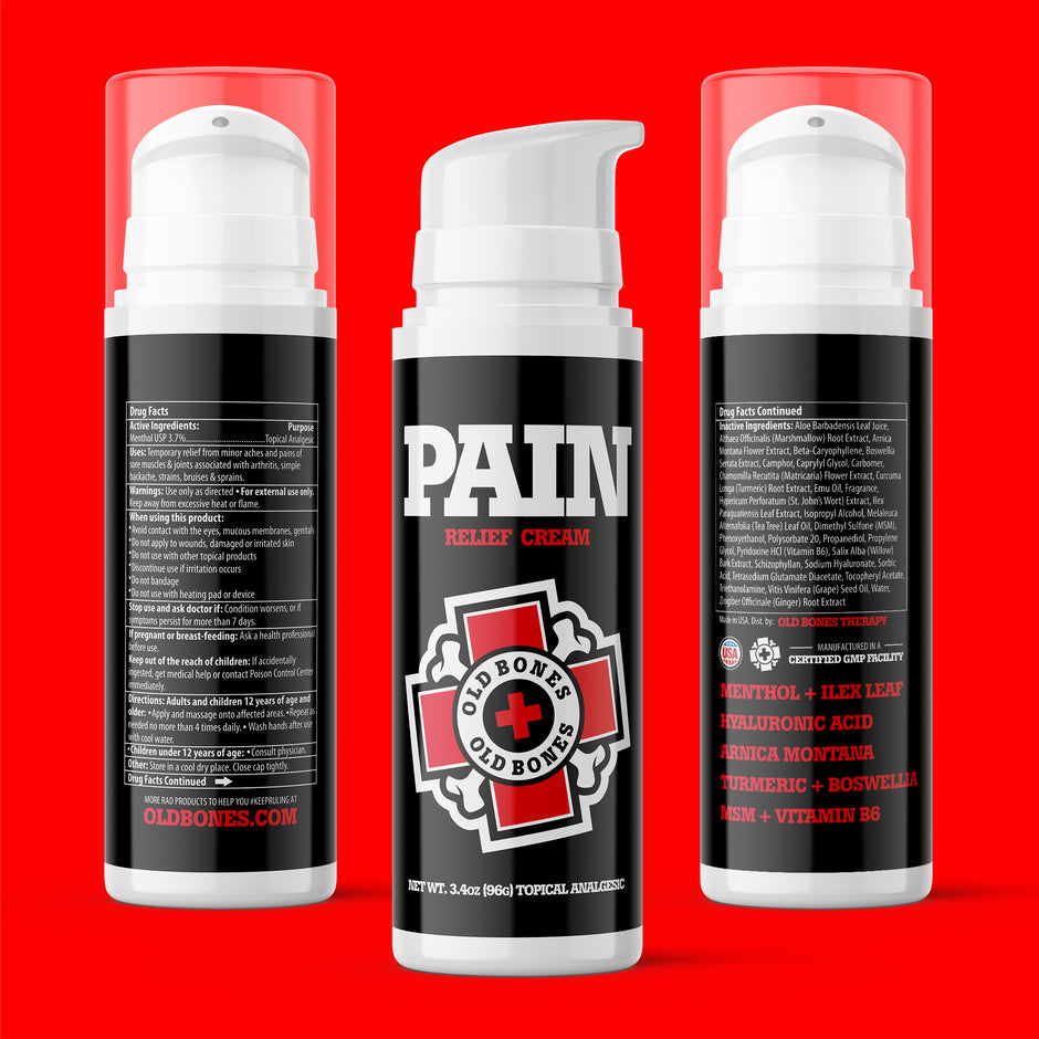 Topical Pain Creams | Muscle Soothing Lotions – Old Bones Therapy